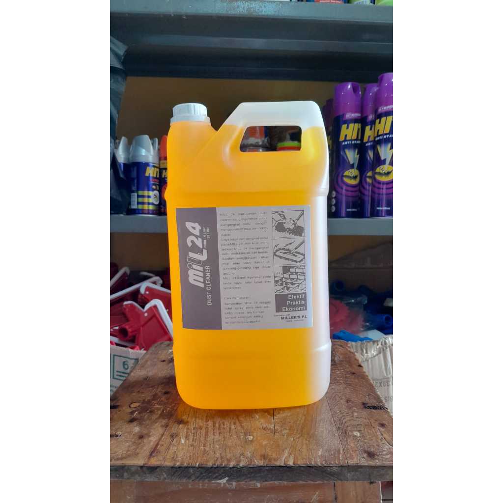 Jual Dust Cleaner / Cairan Penyerap Debu / Minyak Lobby - Mill 24 ( 4 L ...