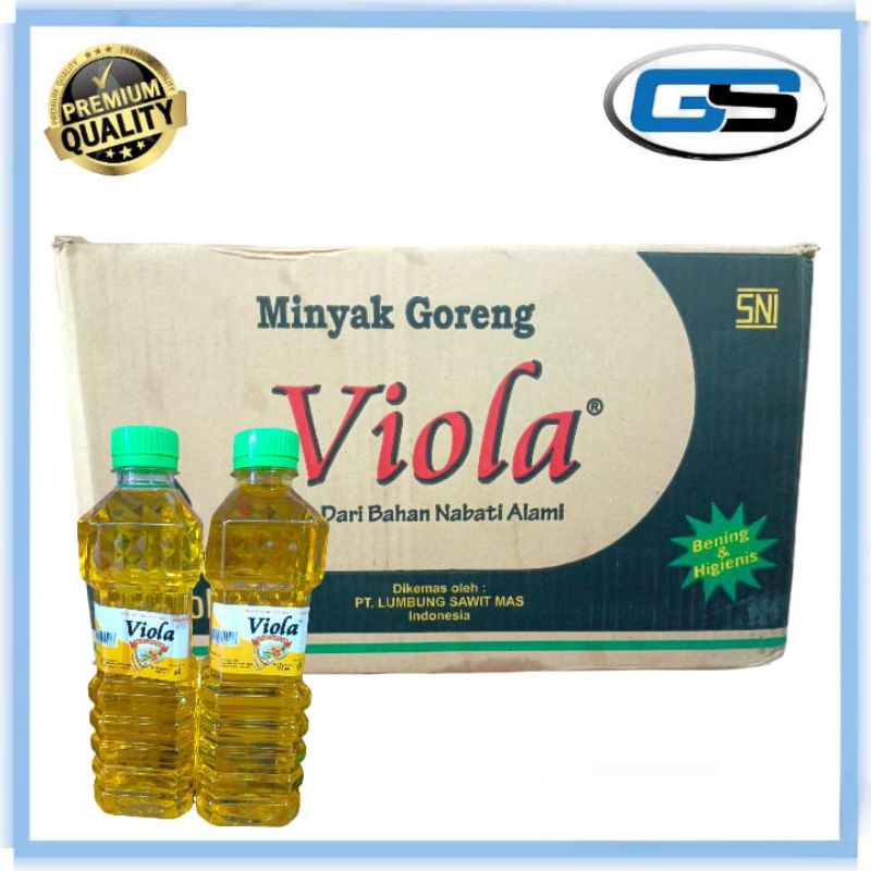 Jual MINYAK VIOLA BOTOL 500 ML 1 DUS ISI 24 BOTOL | Shopee Indonesia