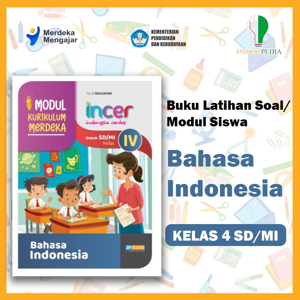 Jual Student Pedia - Buku Siswa Sekolah Modul Latihan Soal INCER Bahasa Indonesia SD Kelas 4 ...