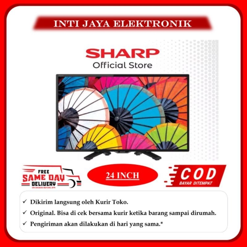 Jual LED TV SHARP 24DD1I 24 INCH HD DIGITAL TV 2T-C24DD1I 24DD1 / DC | Shopee Indonesia