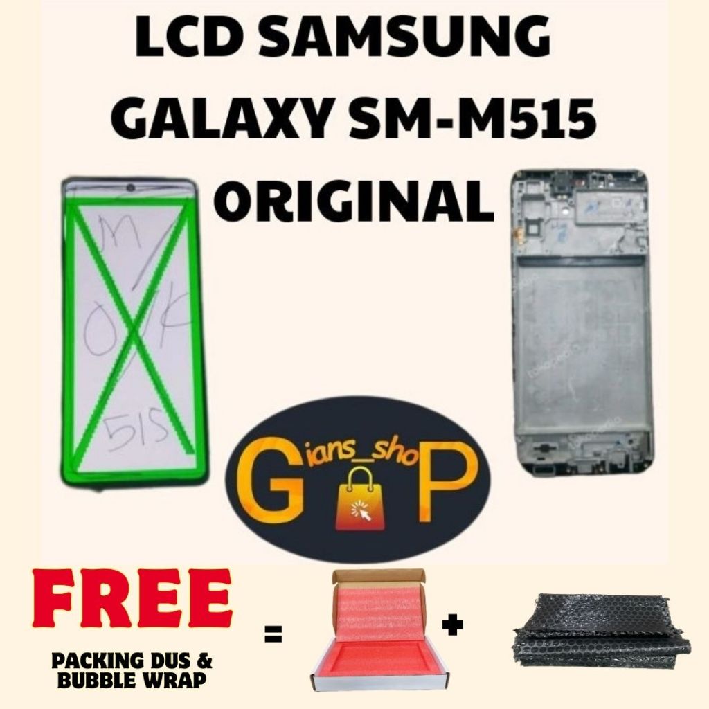 Jual LCD FULLSET FRAME SAMSUNG GALAXY M51 - M515 ORIGINAL COPOTAN SUPER ...