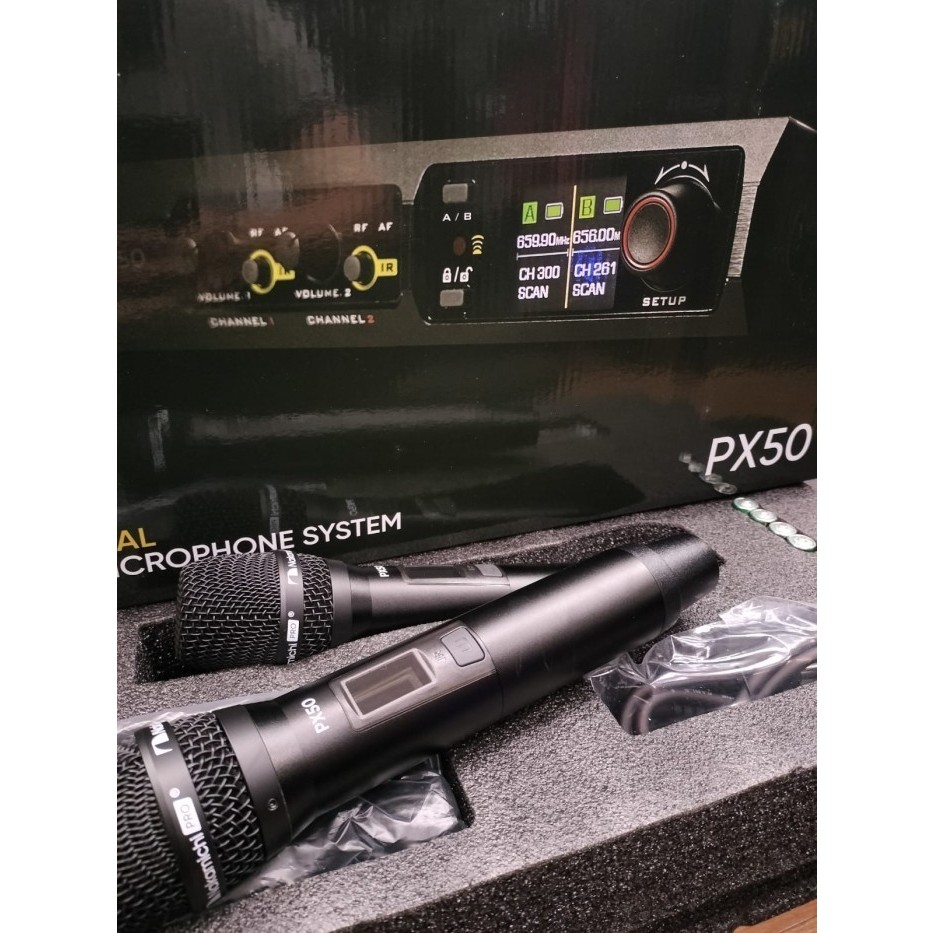Jual Mic Wireless Profesional Nakamichi PX50 / PX 50 Original | Shopee Indonesia