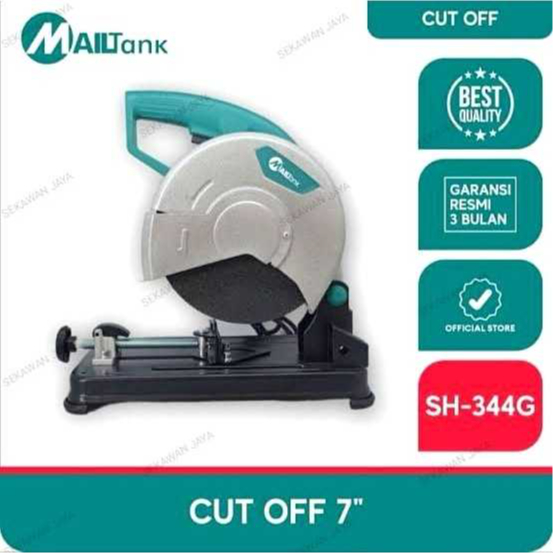 Jual MAILTANK SH344G Mesin Potong kayu dan besi Cut Off Cutting 7 Inci ...