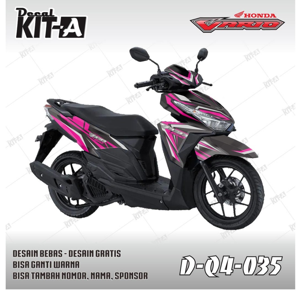 Jual Decal Stiker Motor Vario 150/125 Minimalis Dekal Sticker Striping ...