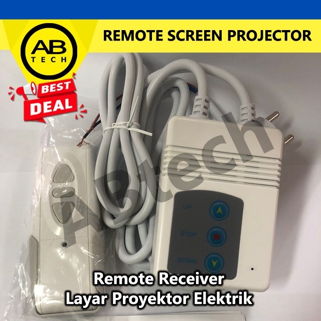 Jual Remote Receiver Layar Proyektor Elektrik - Remot Screen Projector ...