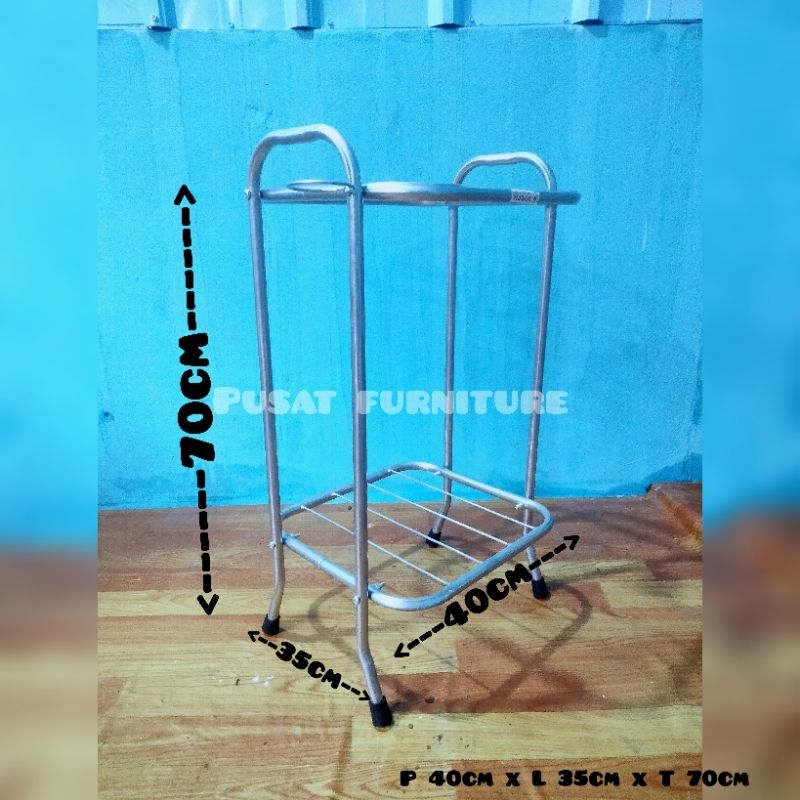 Jual RAK DISPENSER / DISPENSER AIR / TEMPAT GALON AIR BAHAN STAINLESS 2 ...