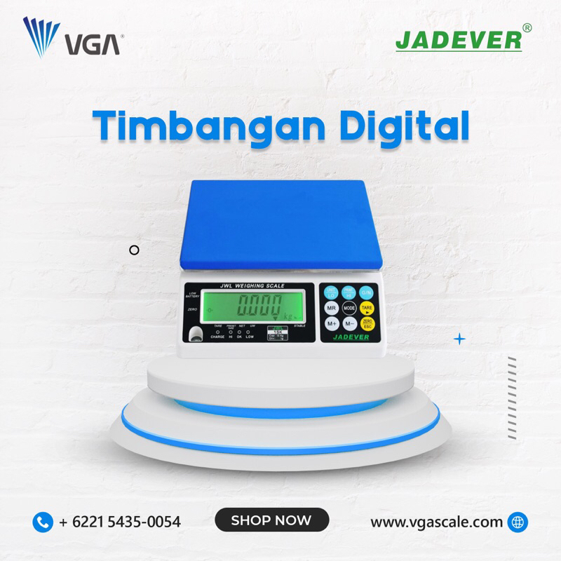 Jual TIMBANGAN DIGITAL / SCALE / JADEVER JWL Weighing Scale Series ...