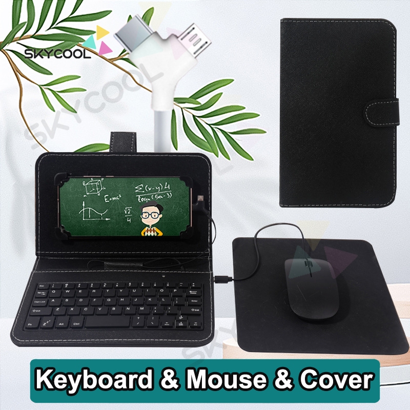 Jual Android Phone Keyboard Dan Mouse Set Portabel Type-C/Micro-Usb ...