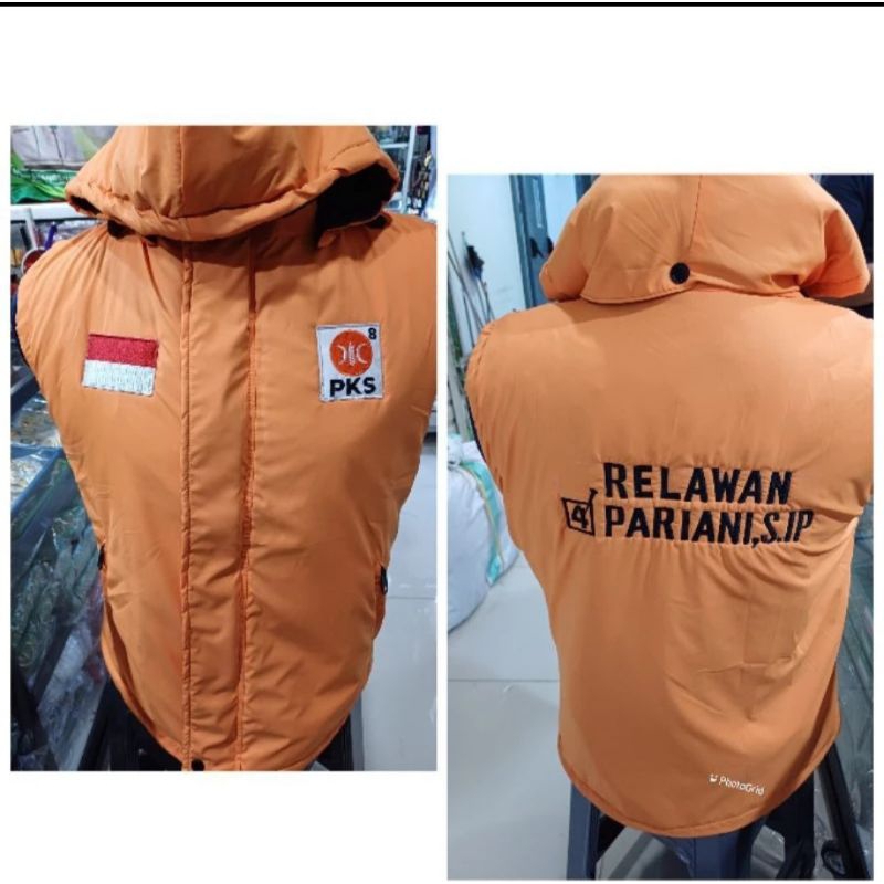 Jual rompi relawan pks #rompi caleg parasut | Shopee Indonesia