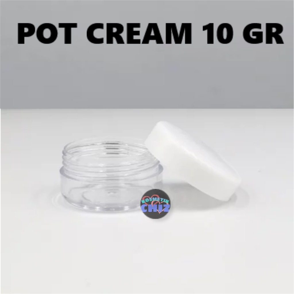 Jual [BESAR] POT CREAM BULAT / TEMPAT KRIM / JAR KREM 10 GR PER 1 PC ...
