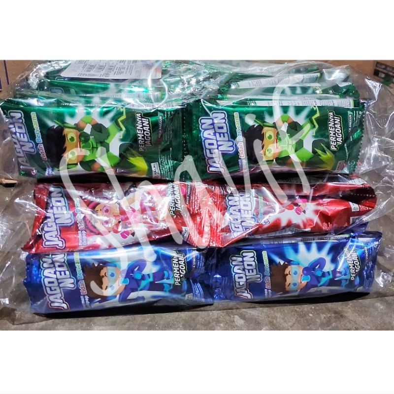 Jual Permen Jagoan Neon Lollipop isi 30 pcs @ 9 gram | Shopee Indonesia