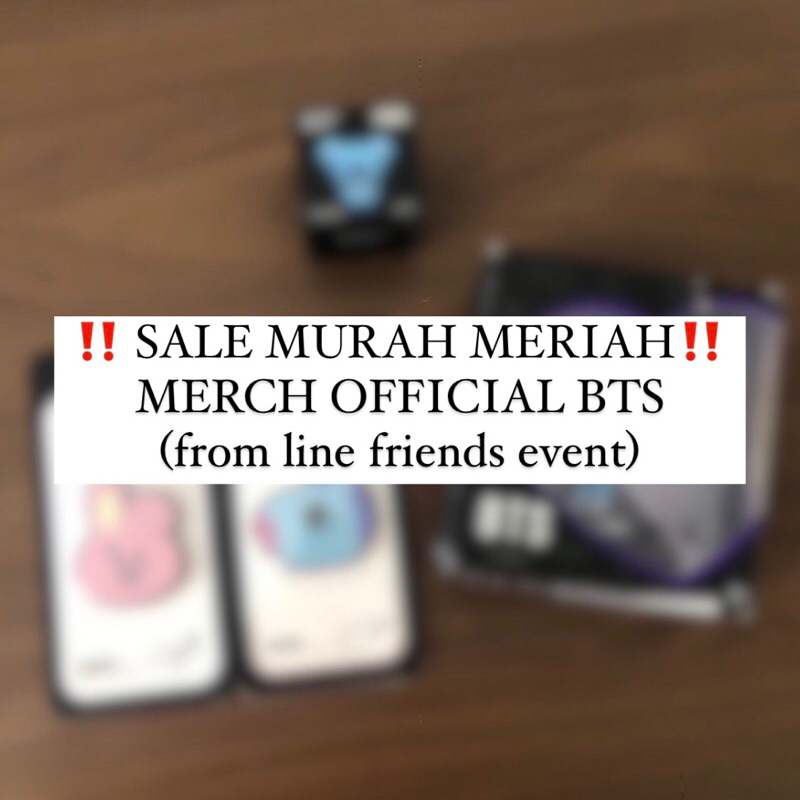 Jual (READY INA) SALE OFFICIAL MERCH BTS JHOPE MANG COOKY KOYA BT21 ...