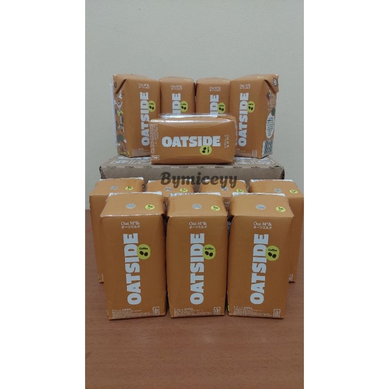 Jual Oatside Oat Milk Coffee with straw 200ml | Shopee Indonesia