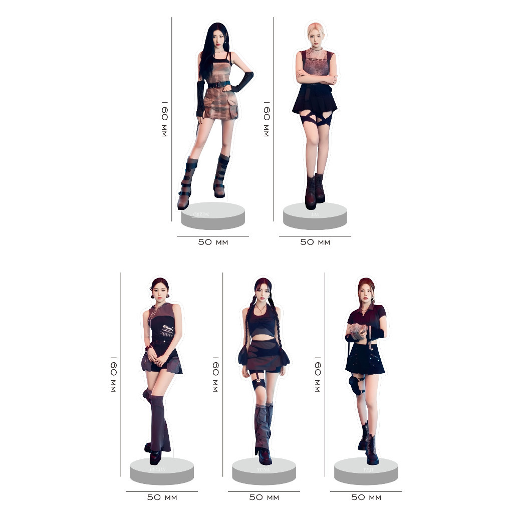 Jual STANDEE FIGURE KPOP GIRL GRUP ITZY | Shopee Indonesia