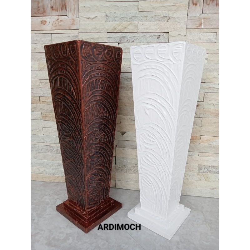 Jual VAS KAYU tinggi 50 cm | Shopee Indonesia
