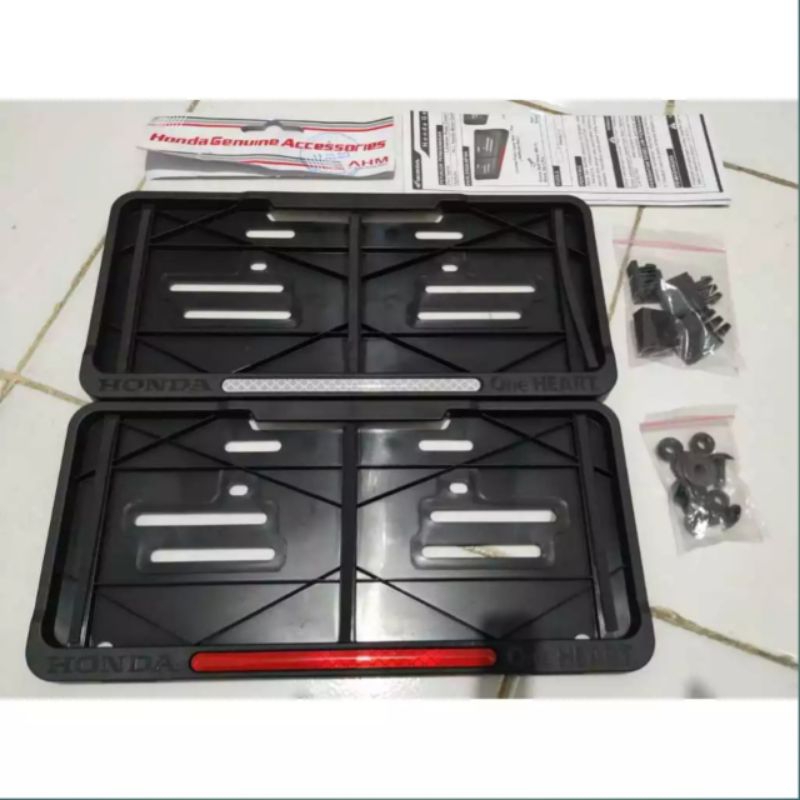 Jual Cover Plat Nomor Motor Original Honda - Sporty type 2023 | Shopee ...