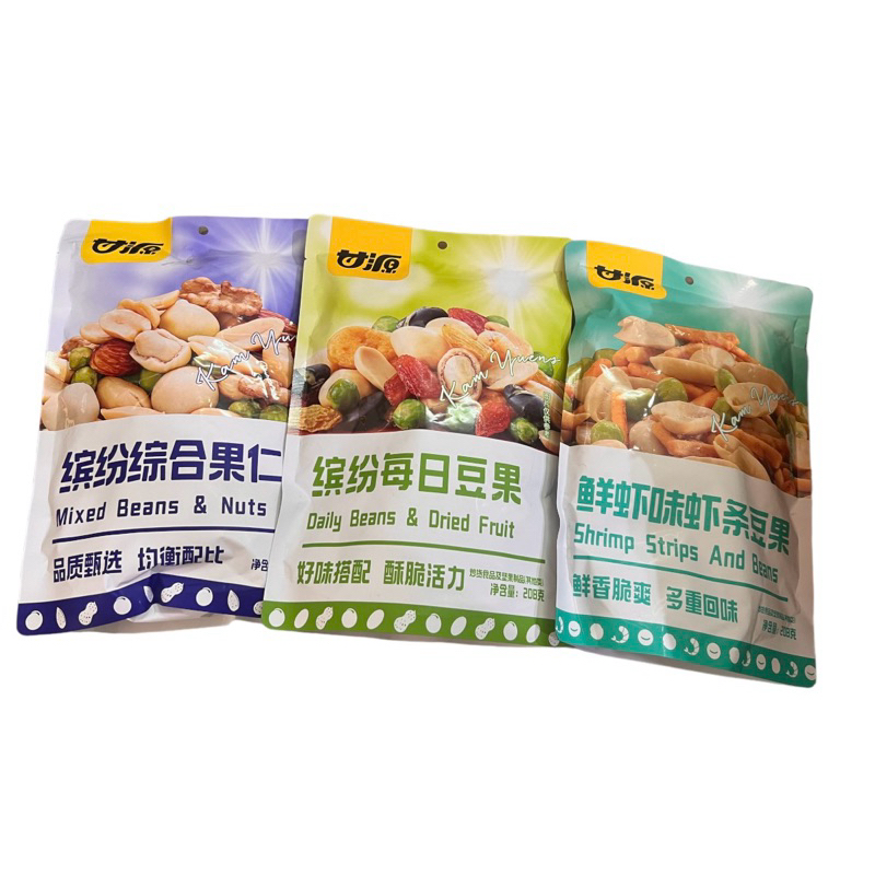 Jual Cemilan instan kacang dan buah bin gen dou guo 缤纷豆果 | Shopee Indonesia