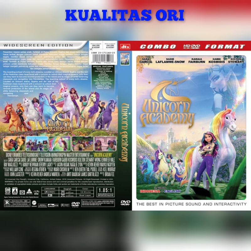 Jual Kaset Film Kartun Animasi Bioskop Kuda Poni UNICORN ACADEMY ...