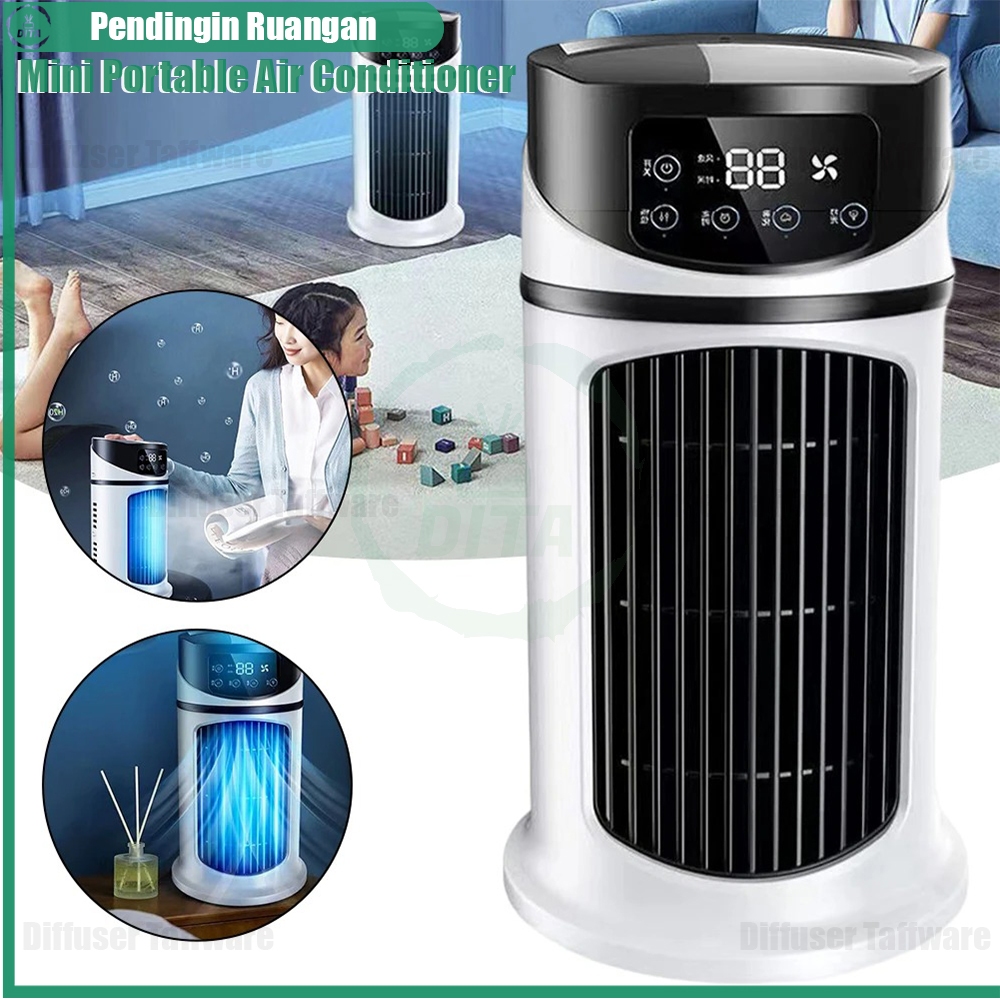 Jual COMOPEZ Air Cooler Mini Fan AC 3 in 1 Kipas Penyejuk Ruangan 300ml ...