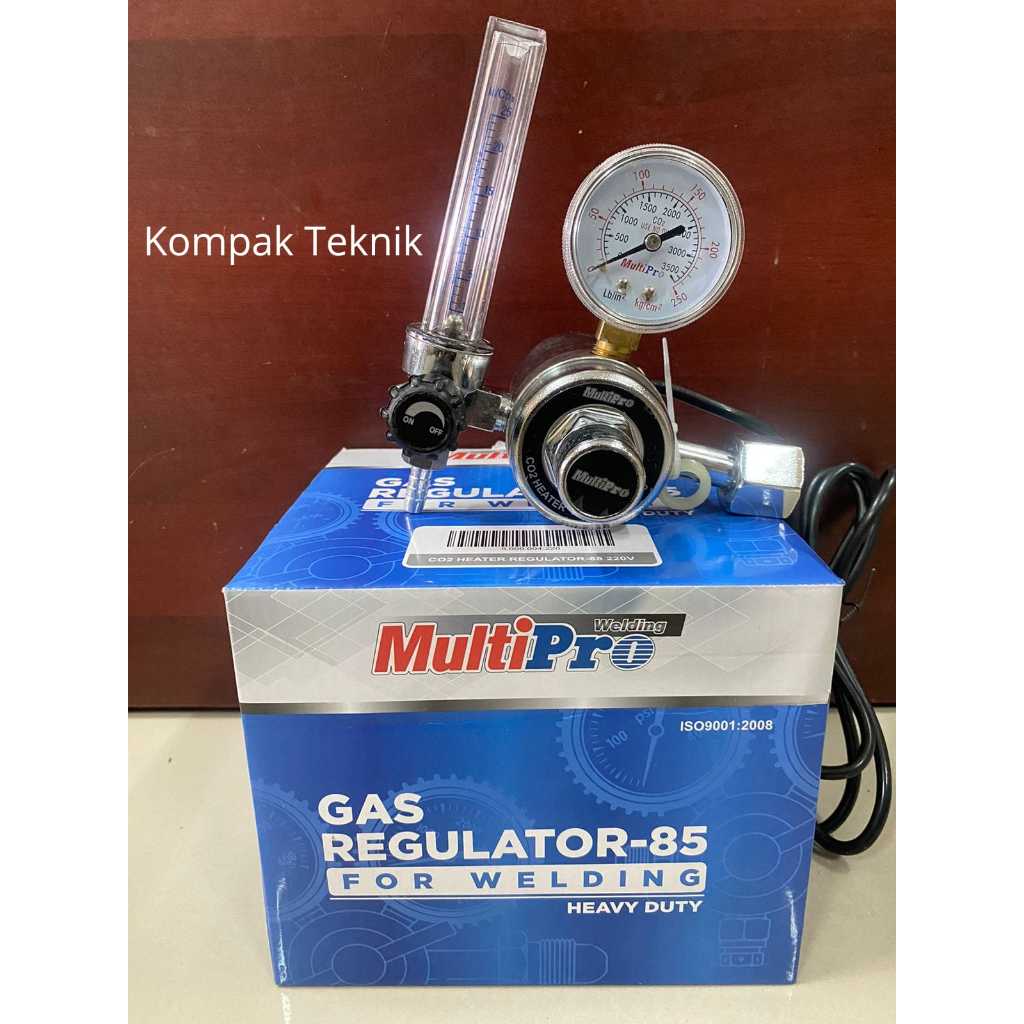 Jual MULTIPRO - 85 Gas regulator Las CO2 dengan Heater 220V heavy duty ...