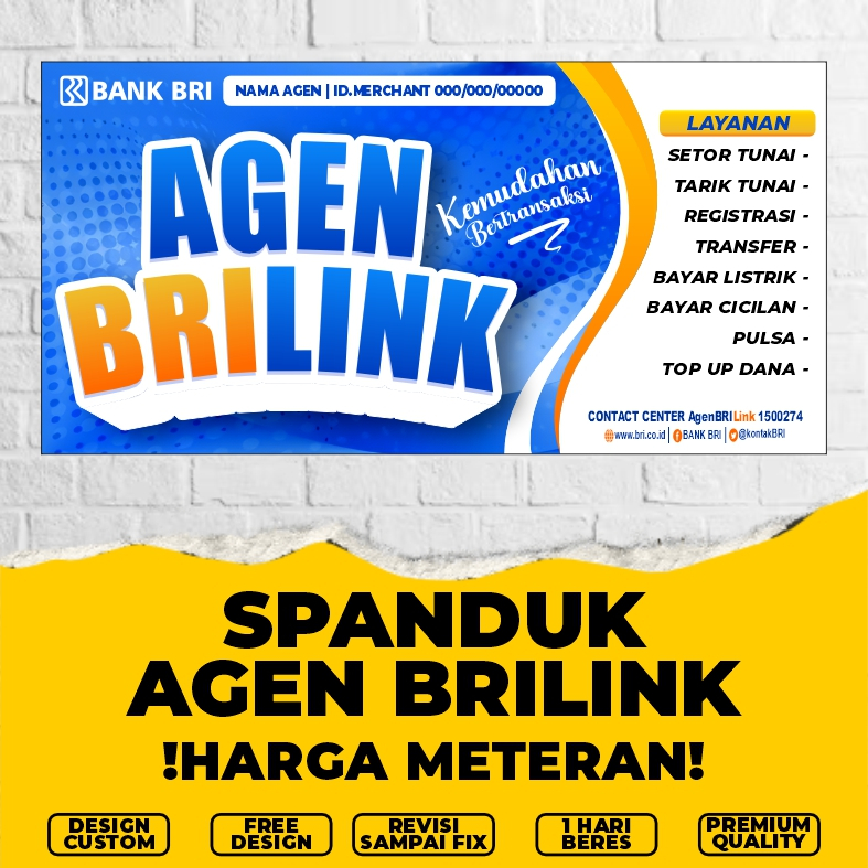 Jual spanduk agen BRILink / banner agen brilink / bri link | Shopee ...