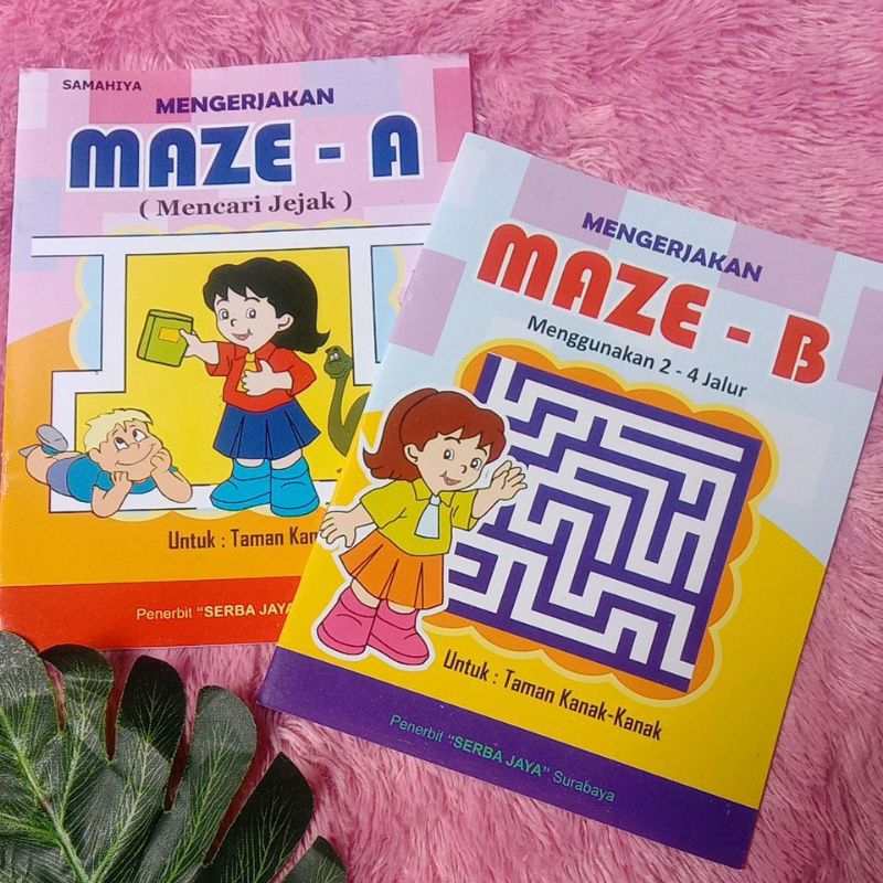 Jual Buku aktivitas anak bermain maze / belajar kumpulan maze ...