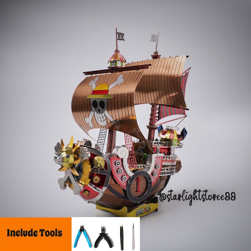 Jual [STR88] Mainan Rakit Kapal One Piece Going Merry Thousand Sunny ...