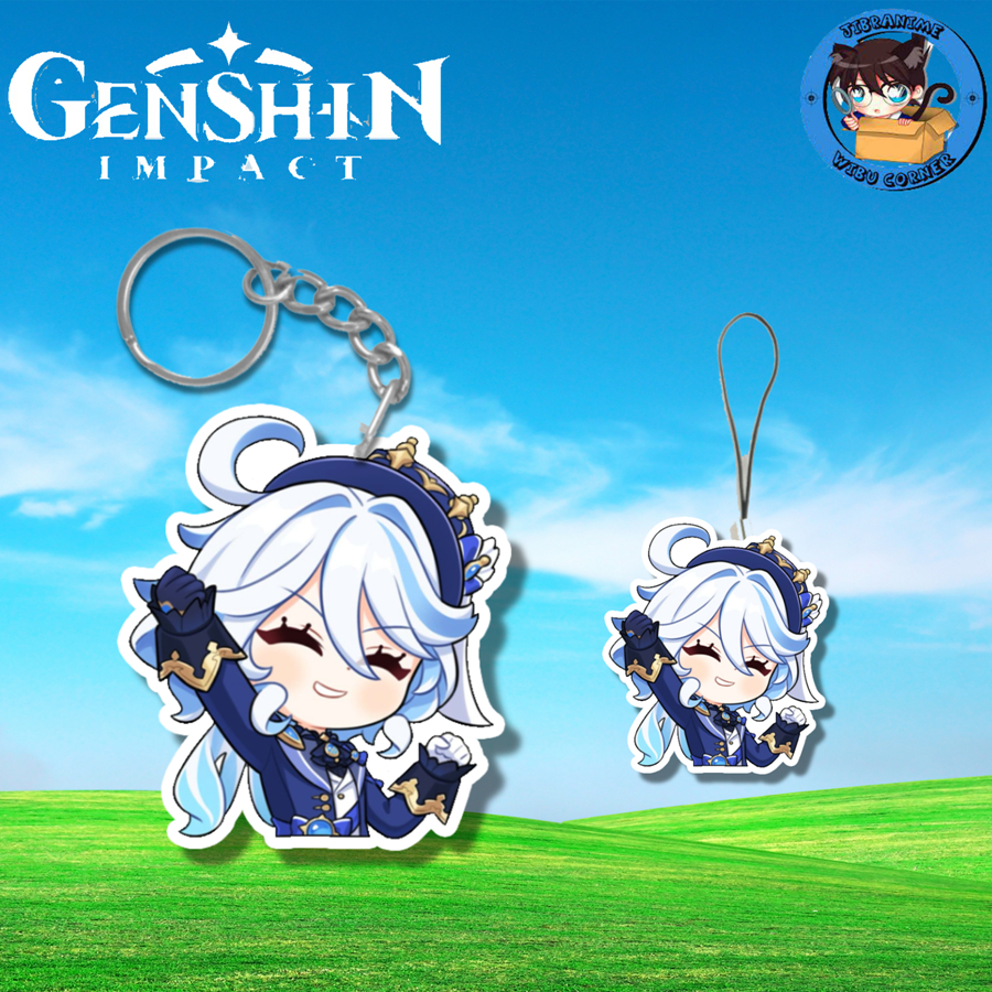 Jual Gantungan kunci akrilik furina genshin impact/costum | Shopee Indonesia