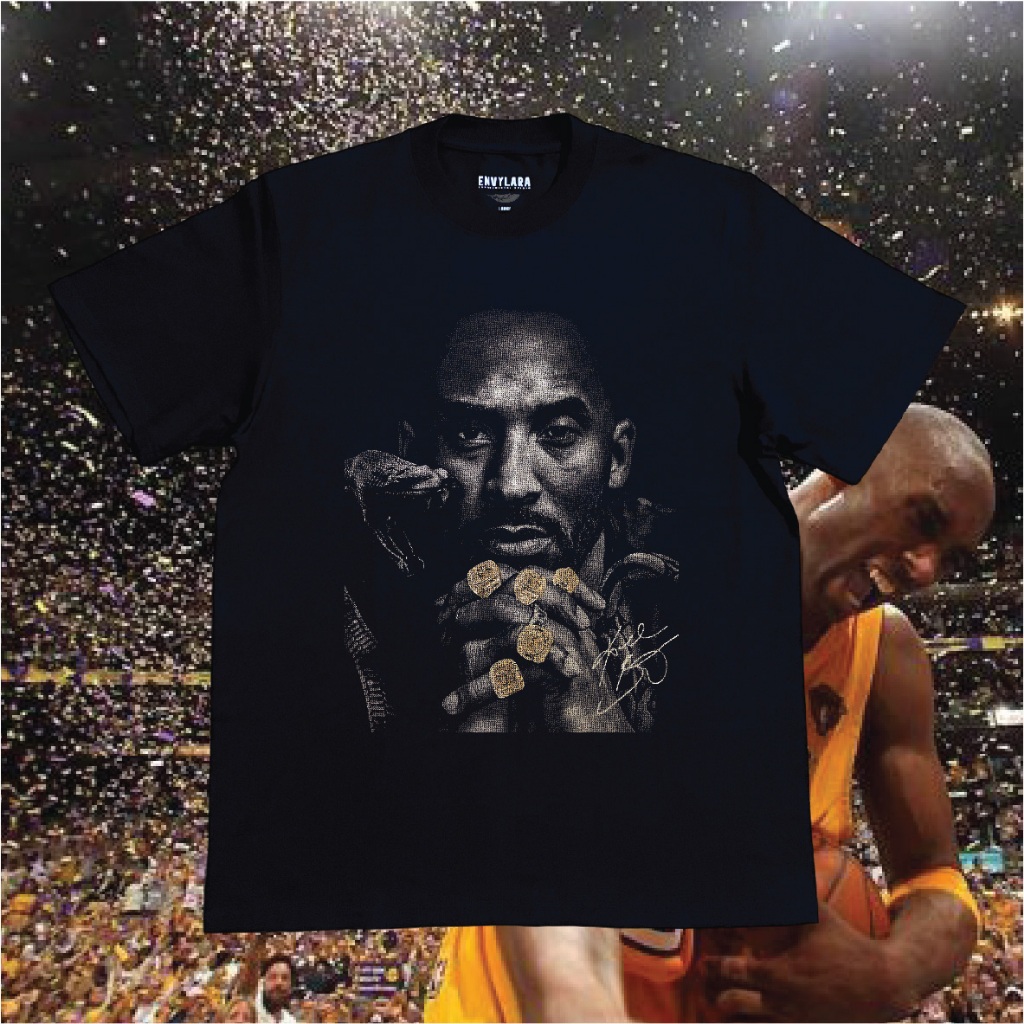 Jual Kobe Bryant Black Mamba T-shirt Heavyweight Cotton Combad 16s Kaos ...