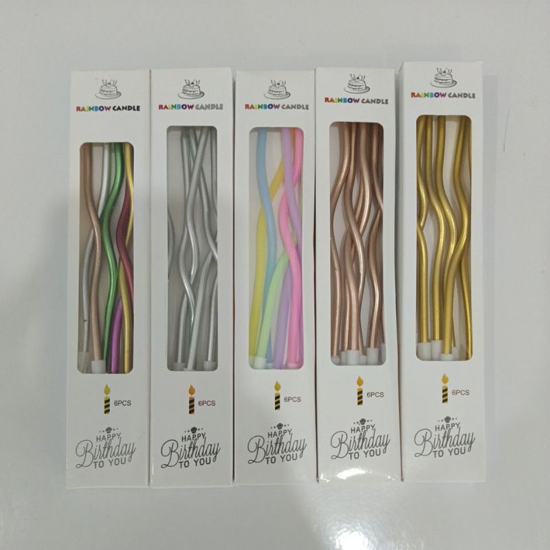 Jual LILIN RAINBOW ULIR 001 (6 pcs) | Shopee Indonesia