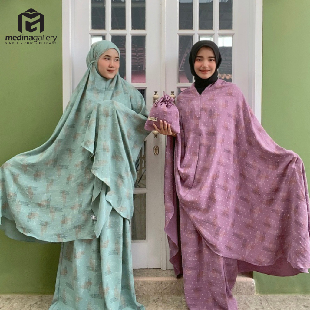 Jual Mukena Crinkle Uragiri Gradasi Motif Pocket Airflow 2in1 | Shopee ...