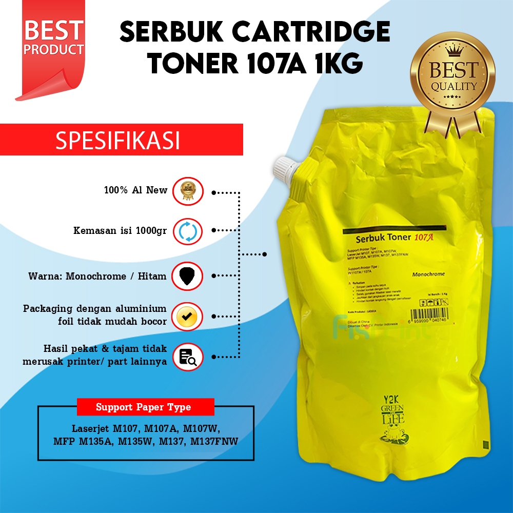 Jual Serbuk Toner HP 107A Compatible Refill Cartridge Printer M107A ...