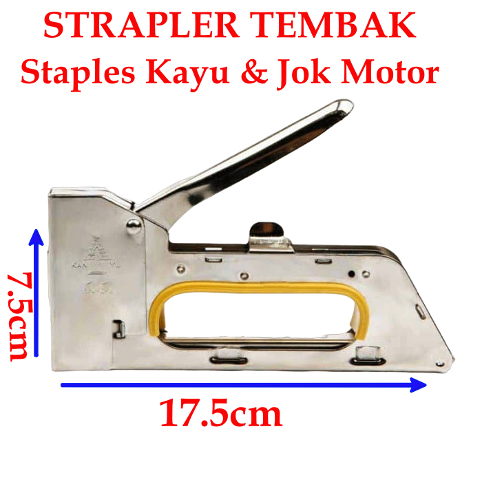 Jual Staples Tembak Jok Motor Staples Besar Guntacker Gun Tacker ...
