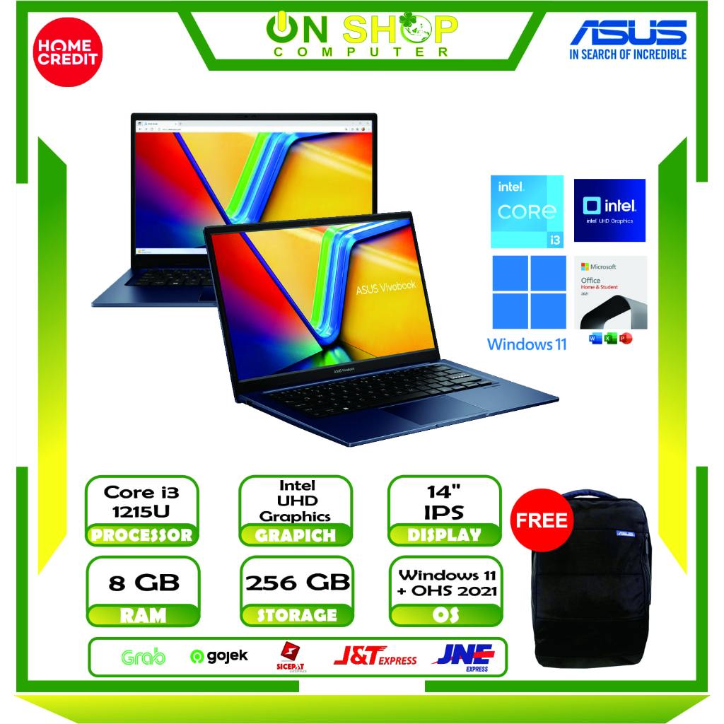 Jual ASUS Vivobook 14 A1404ZA Intel Core i3 1215U RAM 8GB SSD 256GB ...