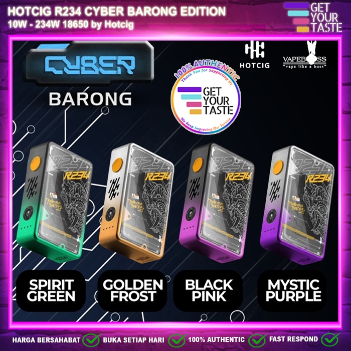 Jual Hotcig R234 Cyber Barong Edition Box Mod 100% Authentic by Hotcig ...
