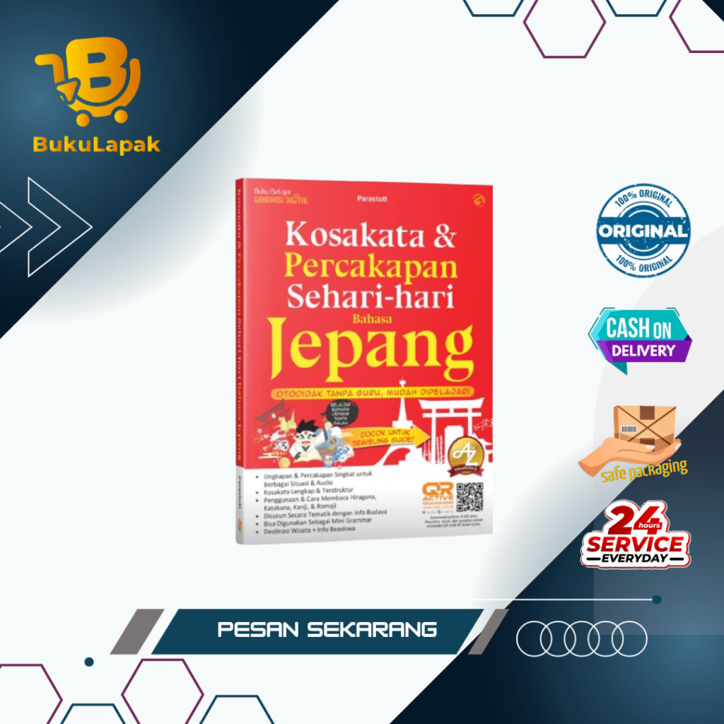 Jual BUKU BAHASA JEPANG KOSAKATA PERCAKAPAN SEHARI-HARI BAHASA JEPANG - BUKU JEPANG - KAMUS ...