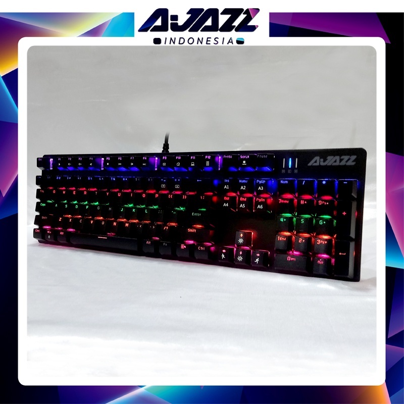 Jual Ajazz Robocop Full-size Mechanical Keyboard Rainbow Backlight ...