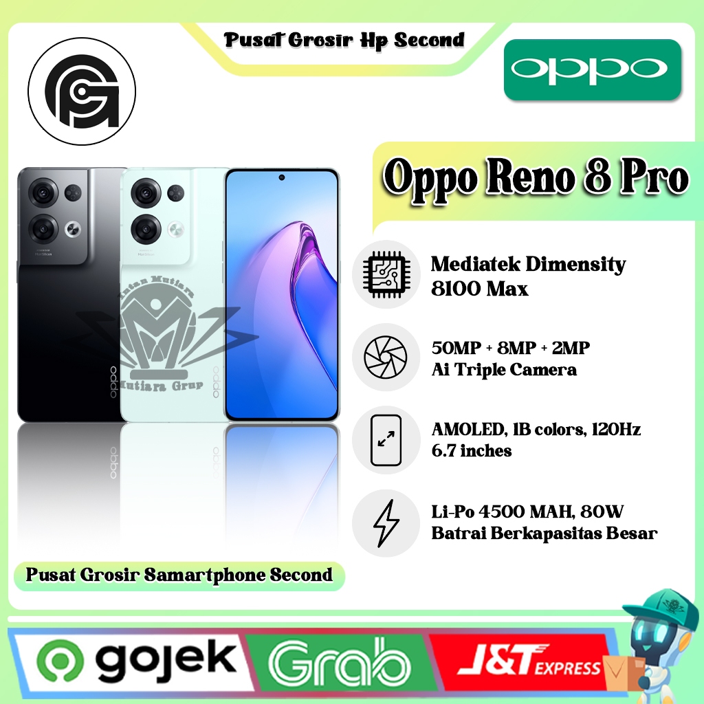Jual Oppo Reno 8 Pro 5G Ram 12GB Rom 256GB (Second) | Shopee Indonesia