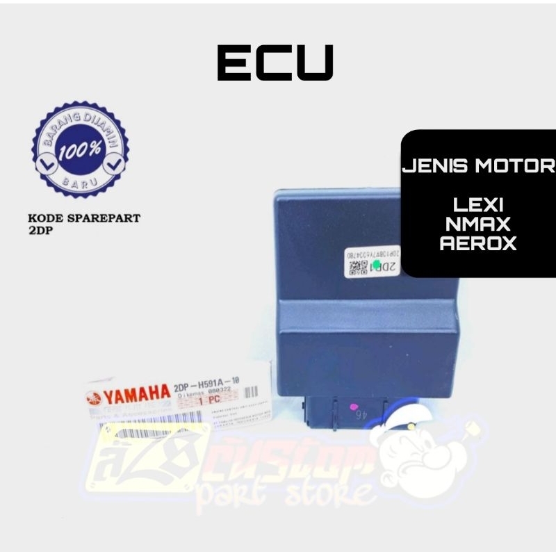 Jual ECU ECCU ECM ASSY PGM FI YAMAHA NMAX AEROX LEXI 2DP GARANSI 2 ...