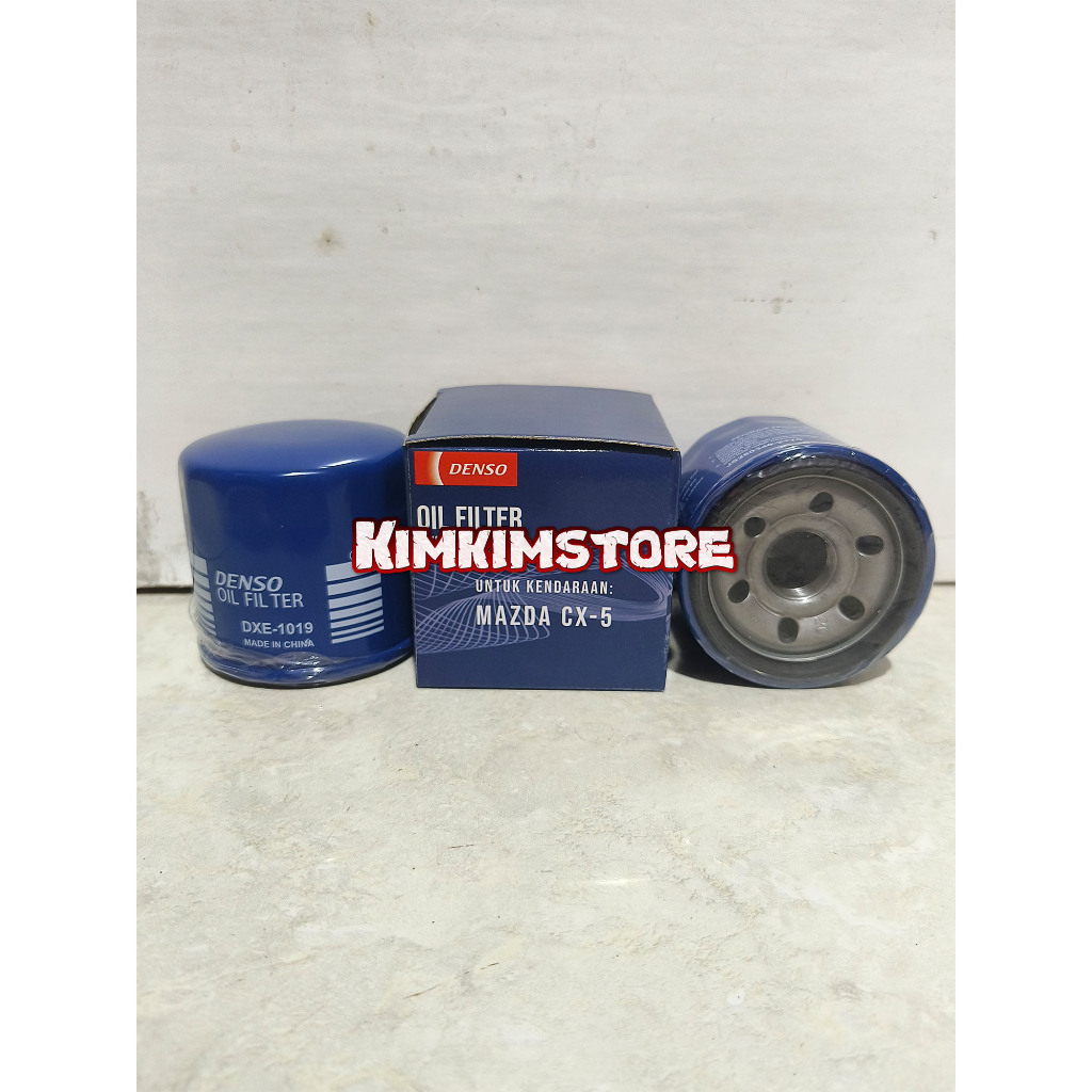 Jual Filter Oli Mazda 2 3 5 6 CX5 CX7 CX9 Biante DXE-1019 Denso ASLI ...