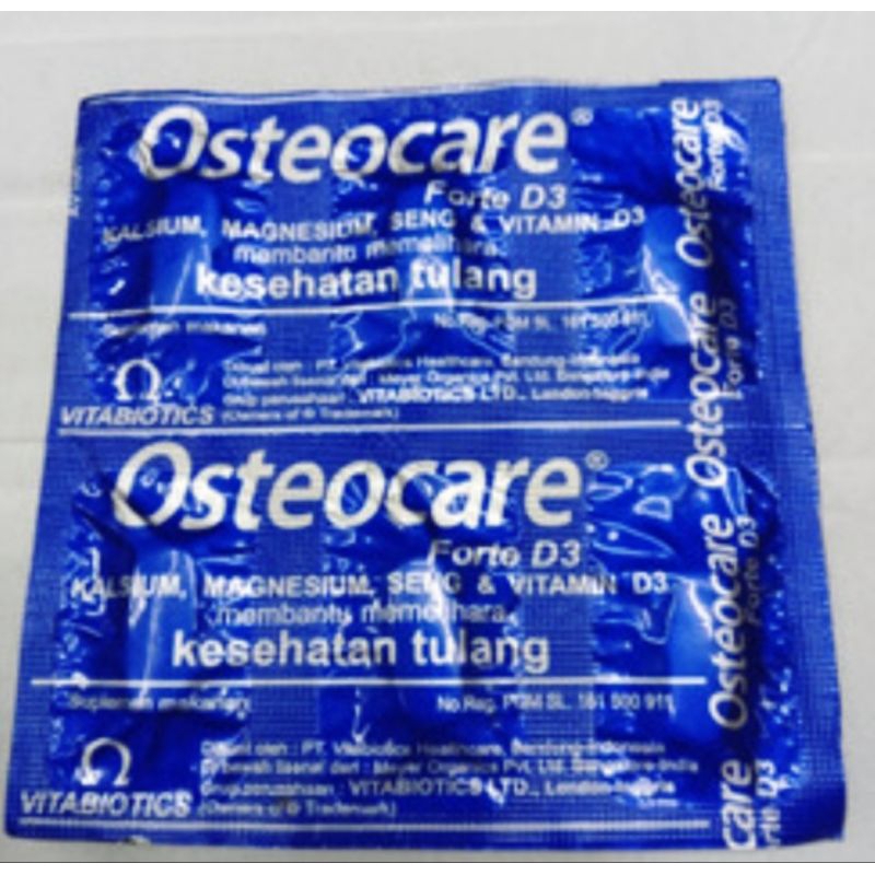 Jual OSTEOCARE FORTE STRIP 6 TABLET | Shopee Indonesia