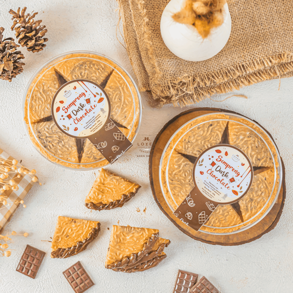 Jual Loves Semprong Dark Chocolate – Kue Semprong Toples Reguler; Enak ...