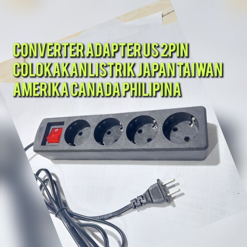 Jual STOP KONTAK Colokan Listrik Taiwan Jepang Thailand vietnam ...