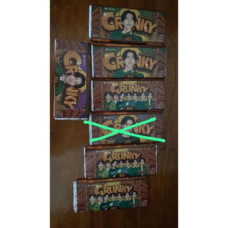 Jual [ READY STOCK] BTS Crunky chocolate | Shopee Indonesia