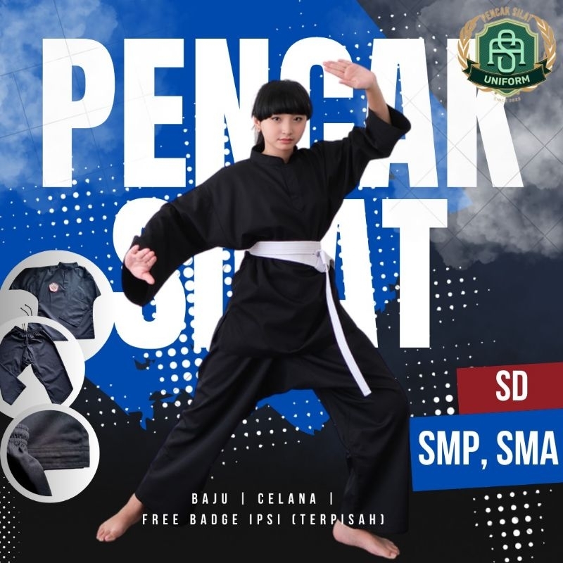 Jual Baju Pencak Silat Anak SMP IPSI Kids Premium Seragam Pencak Silat | Shopee Indonesia