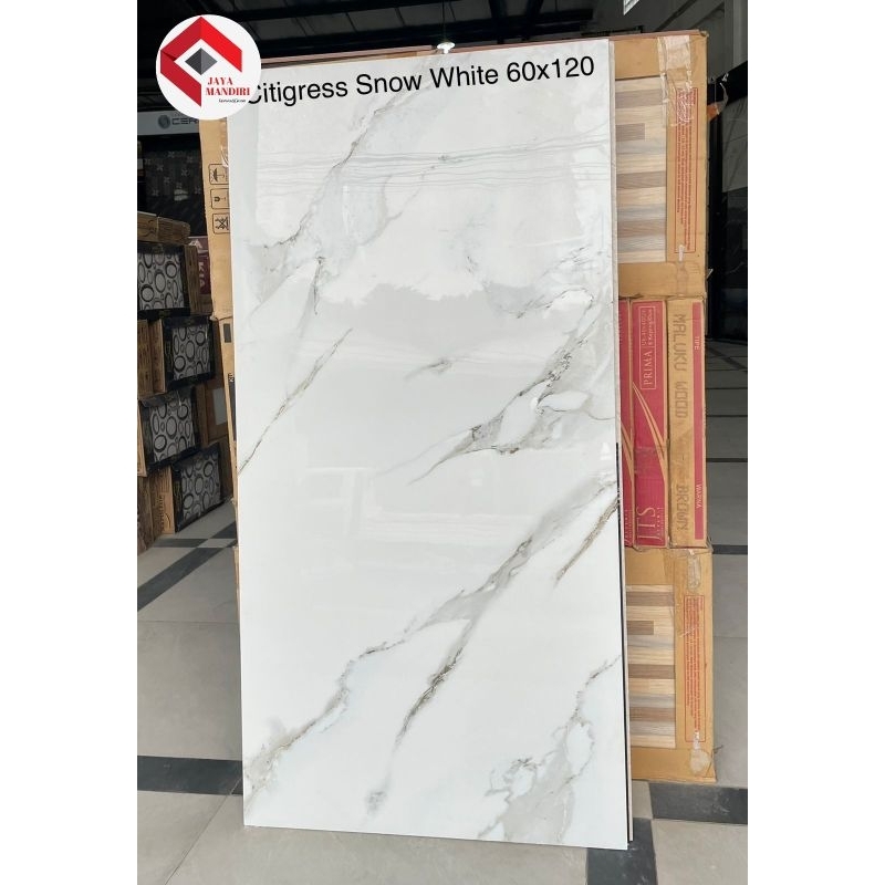 Jual Granite Tile 60x120 KW1 Citigress Snow White | Shopee Indonesia