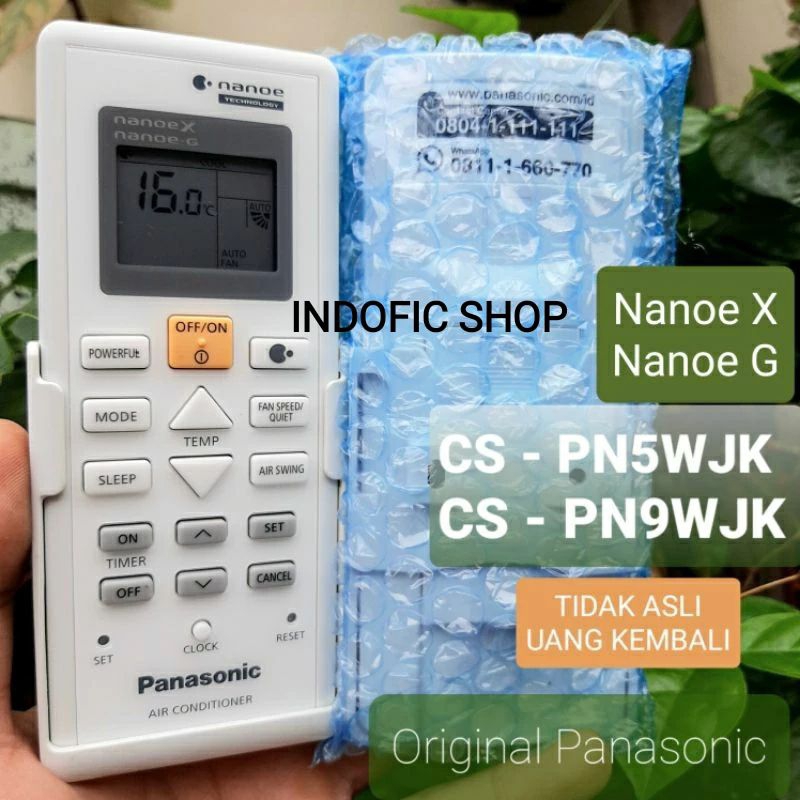 Jual Remote ac panasonic nanoe original remot ac panasonic | Shopee ...