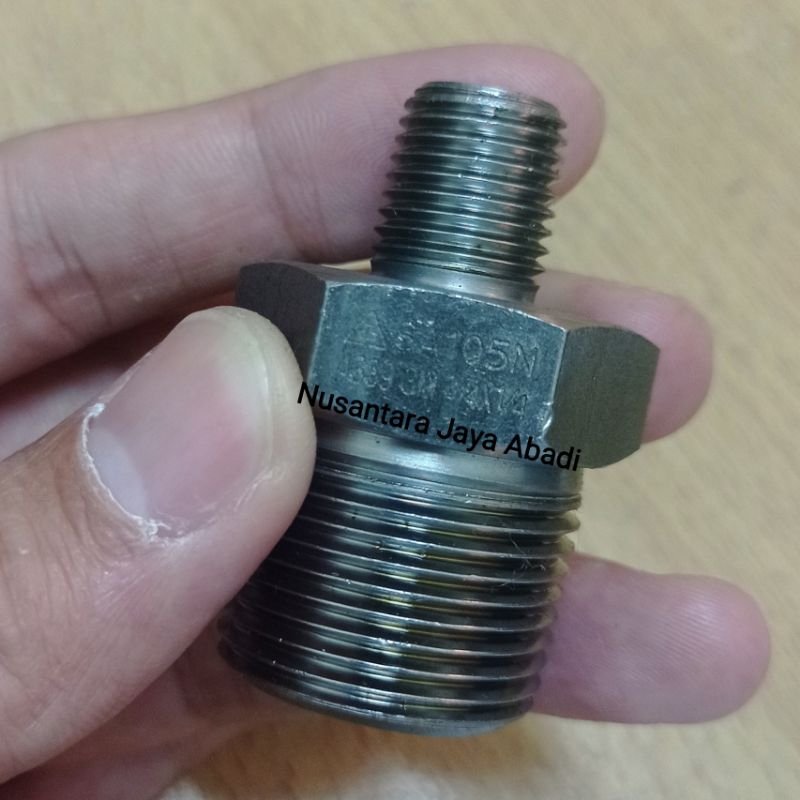Jual Double Nepel Reducer Besi A105 NPT 3000 Psi 3/4 x 1/4 " inchi | Shopee Indonesia