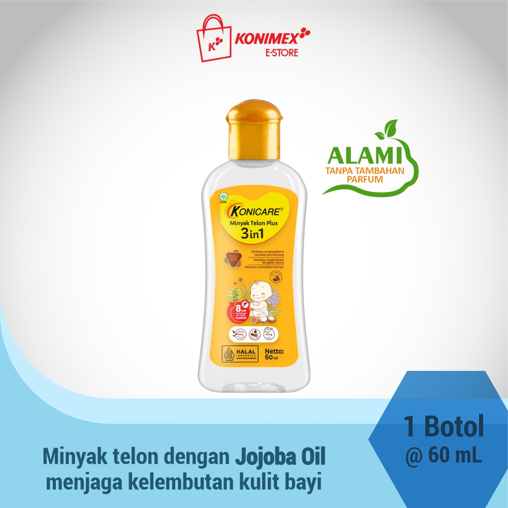 Jual Konicare Minyak Telon Plus 3in1 60ml | Shopee Indonesia