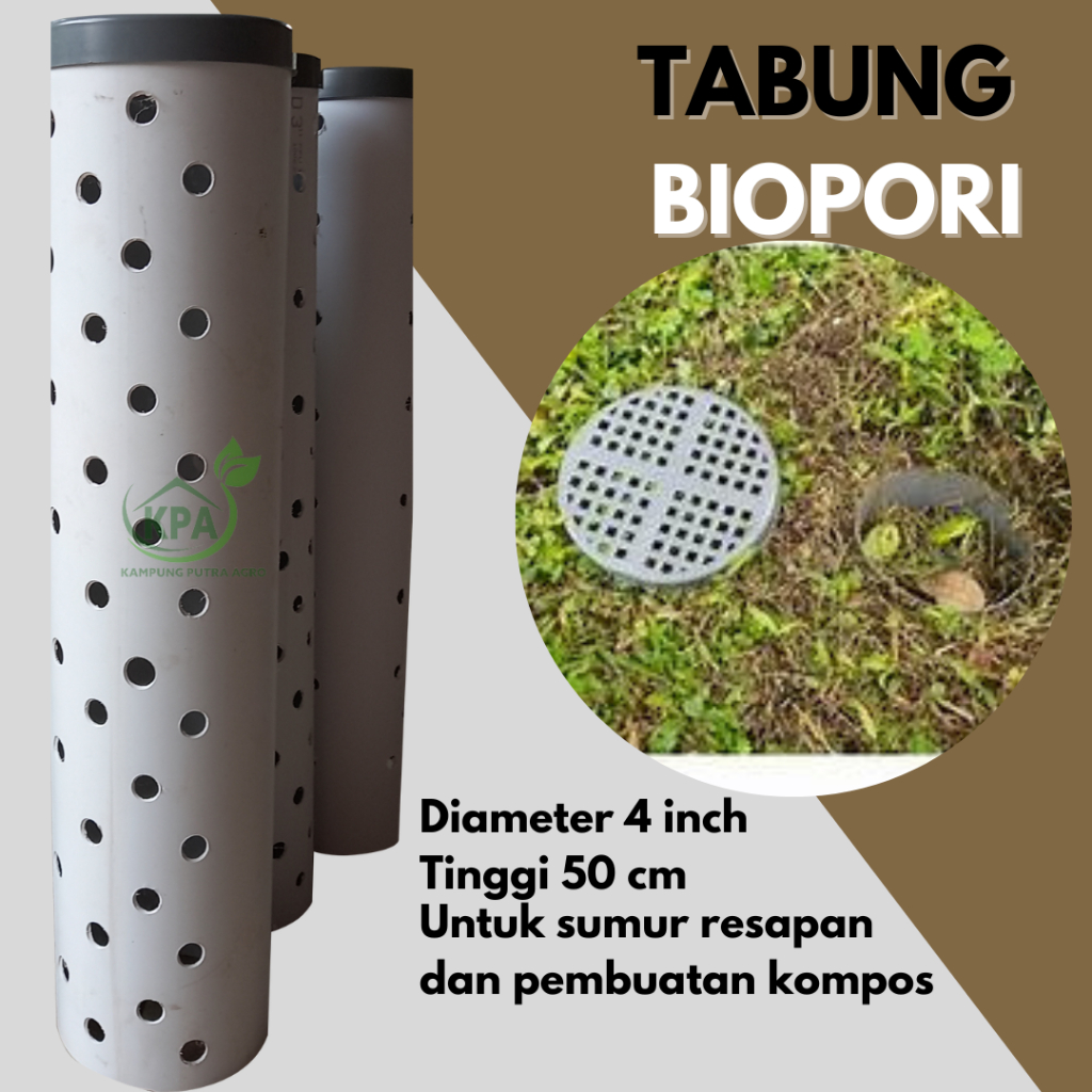 Jual Mokilo43 Tabung Resapan Air Hujan - Tabung Biopori 4 Inch | Shopee ...
